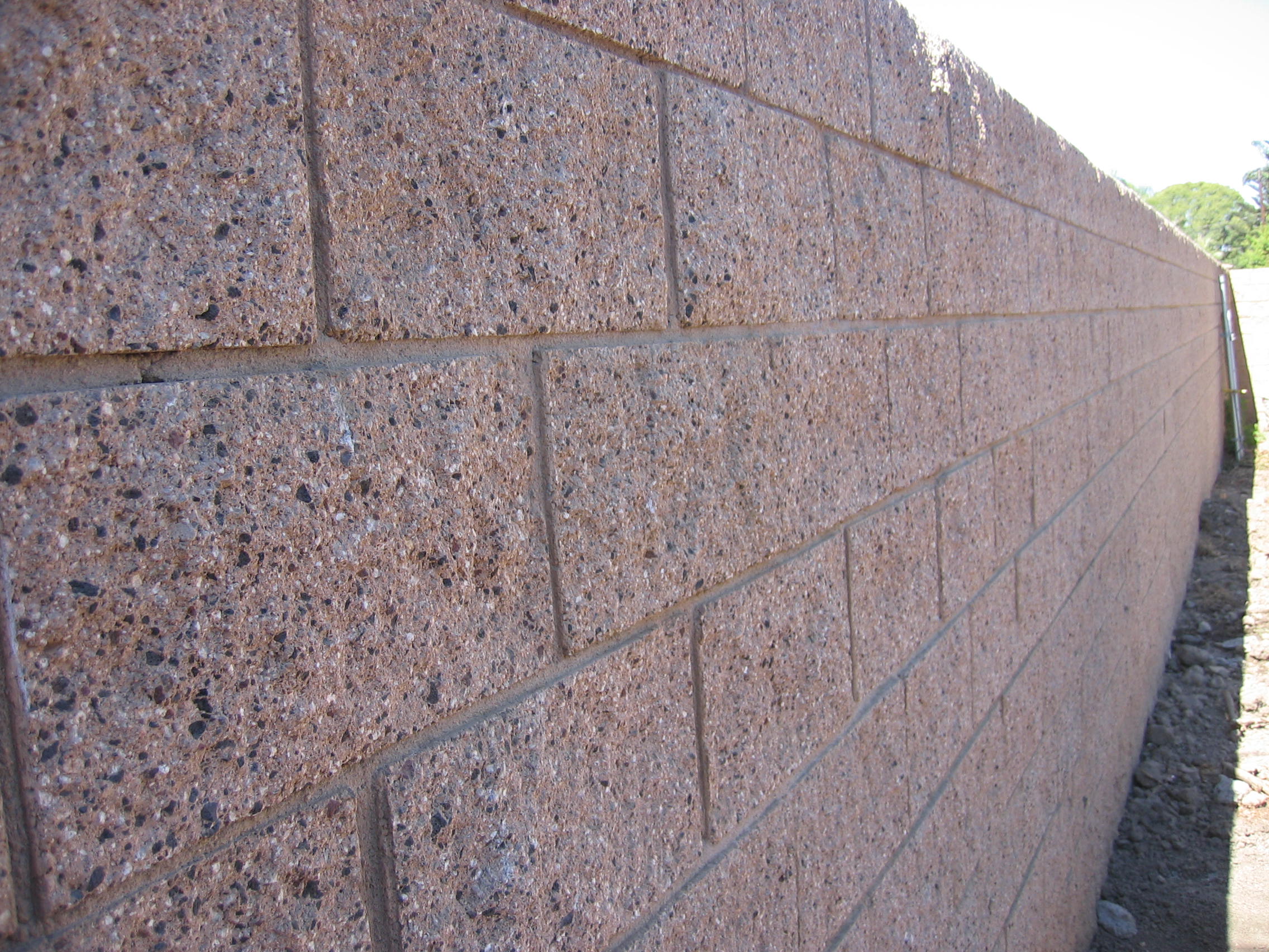 Custom block wall work by PVM Concrete of La Mirada